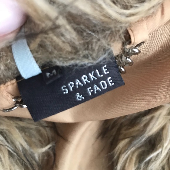 Sparkle & Fade | Jackets & Coats | Sparkle Fade Faux Fur Jacket | Poshmark